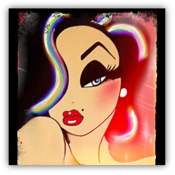Cartoon Network | Art | Jessica Rabbit Canvas Art Set X10 Wrapped ...